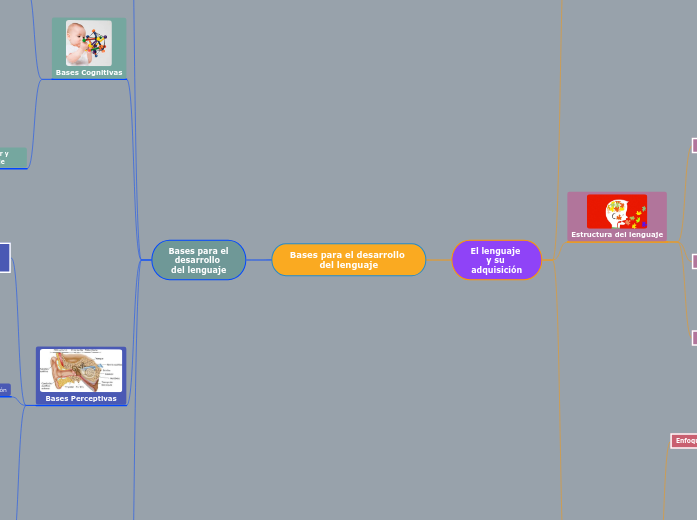 Bases para el desarrollo del lenguaje - Mind Map